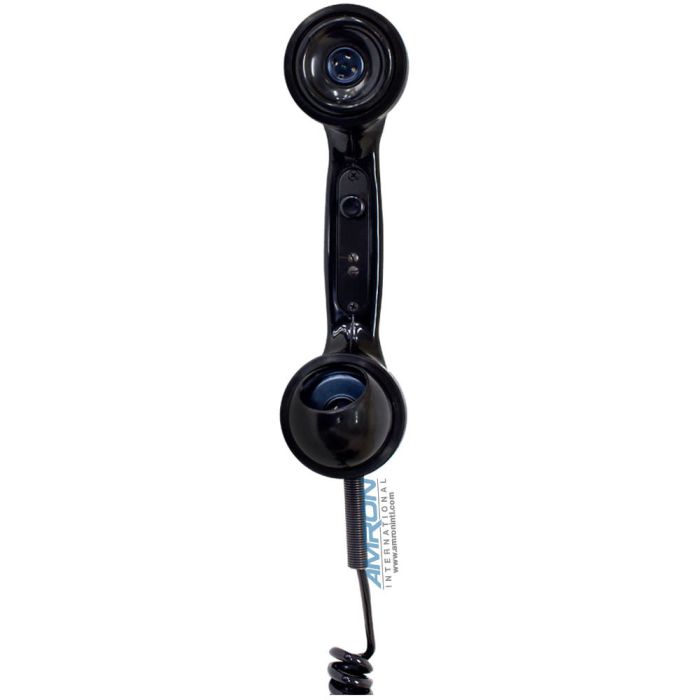 Model H203-U Sound Powered Phone with Unterminated Coiled Retractable ...