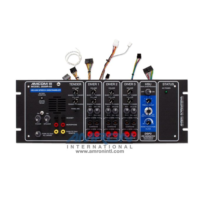 AMCOM III 2830R-02-400 Front Panel Assembly Wired for the Three-Diver ...