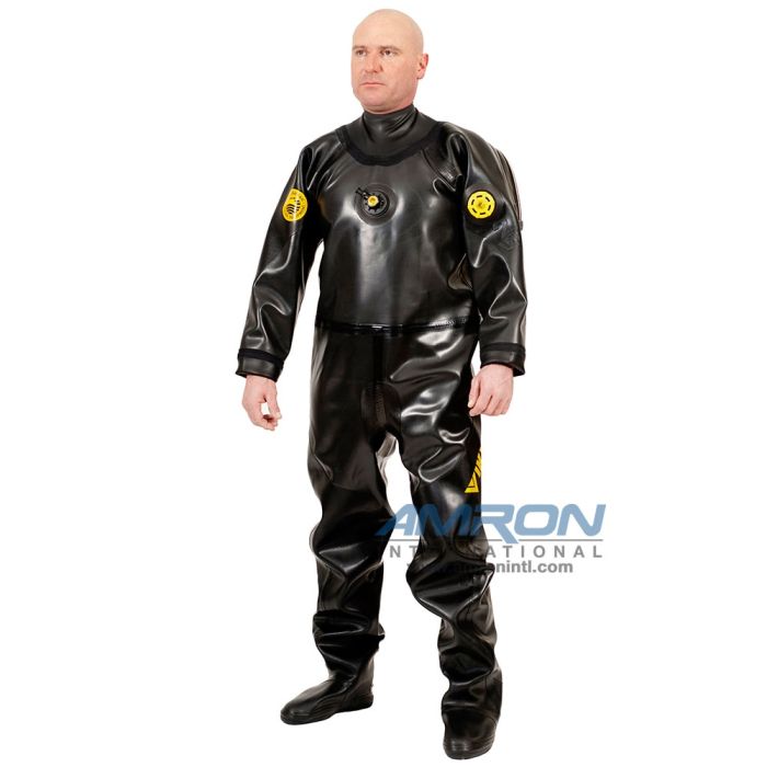 Viking PRO 1050 g/m2 Vulcanized Rubber Drysuit with Latex Neck Seal ...