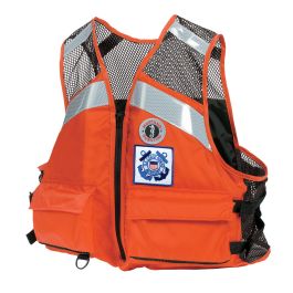 Mustang Survival Industrial Mesh Vest with SOLAS Reflective Tape for ...