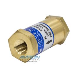Circle Seal Check Valve 1/4 inch Female NPT - Brass 259B-2PP | Amron ...
