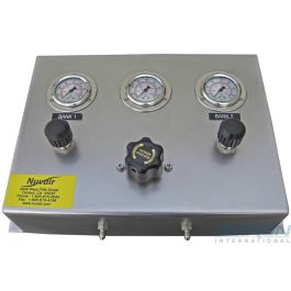 Nuvair High Pressure Air Fill Panel - 2 Bank - HP-HP Regulator NUV-PN ...