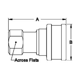 Eaton Hansen ML2H16SL 316 Stainless Steel ISO-B Interchange Hydraulic ...